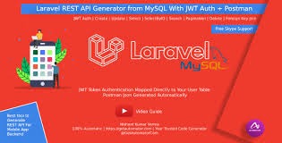 Laravel REST API Generator From MySQL With JWT Auth + Postman 3.0 – GplGood